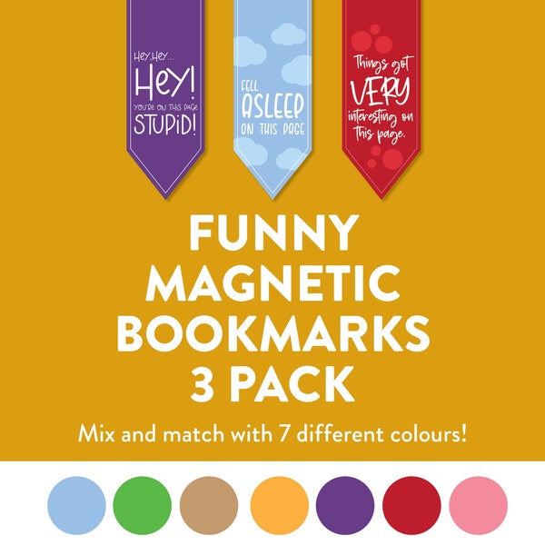 Funny Bookmarks - Etsy