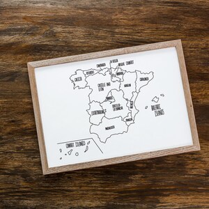 Spain Regional Map - Europe Map - Sales Map - Tracking Map - Learning ...