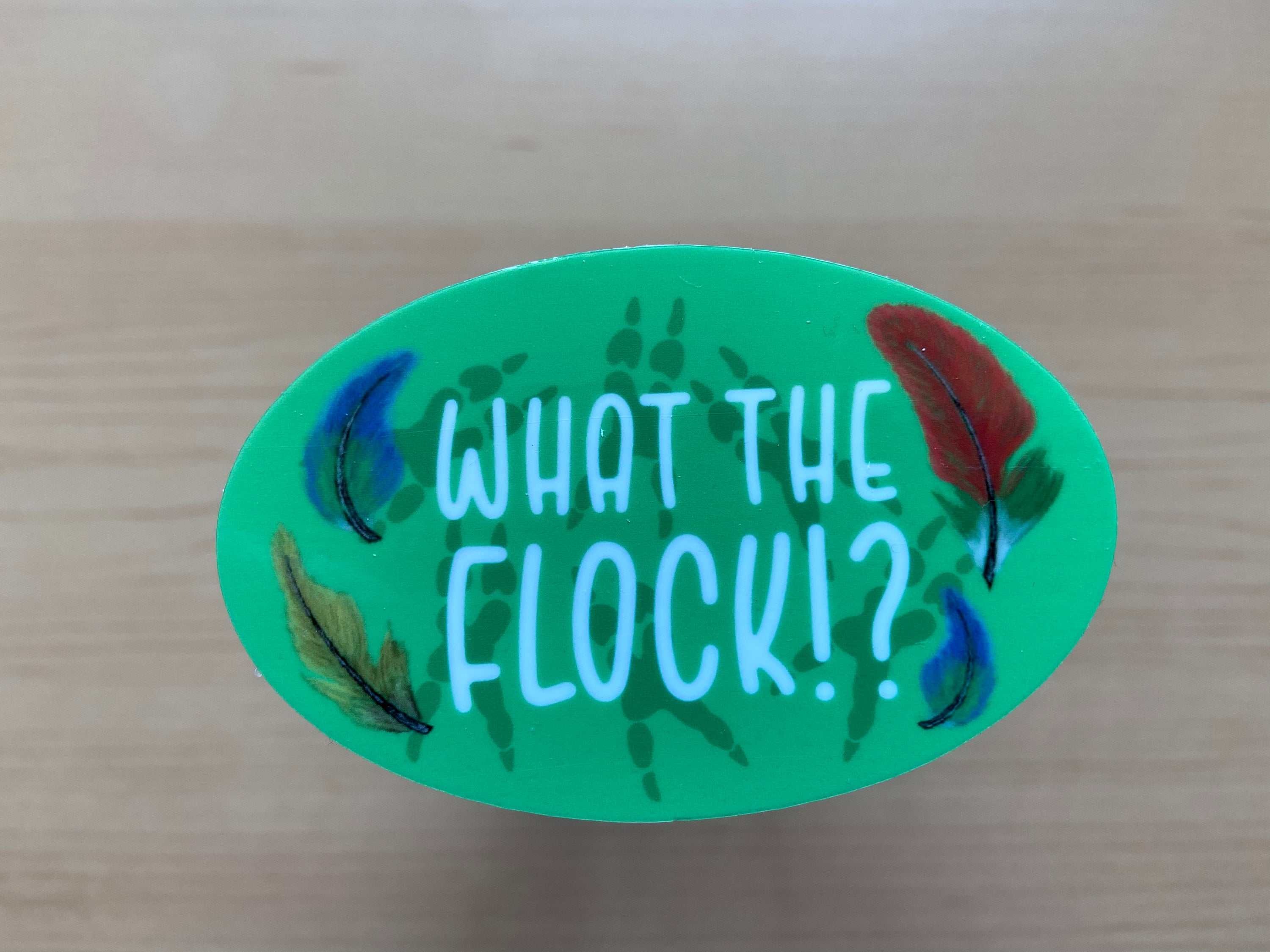 Conure Stickers - What the Flock!? - Green Cheek Conure - Sun Conure ...
