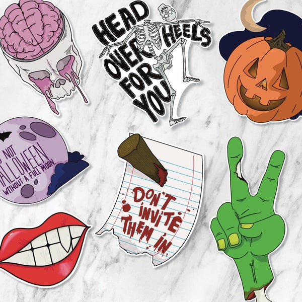 Zombie Stickers - Etsy