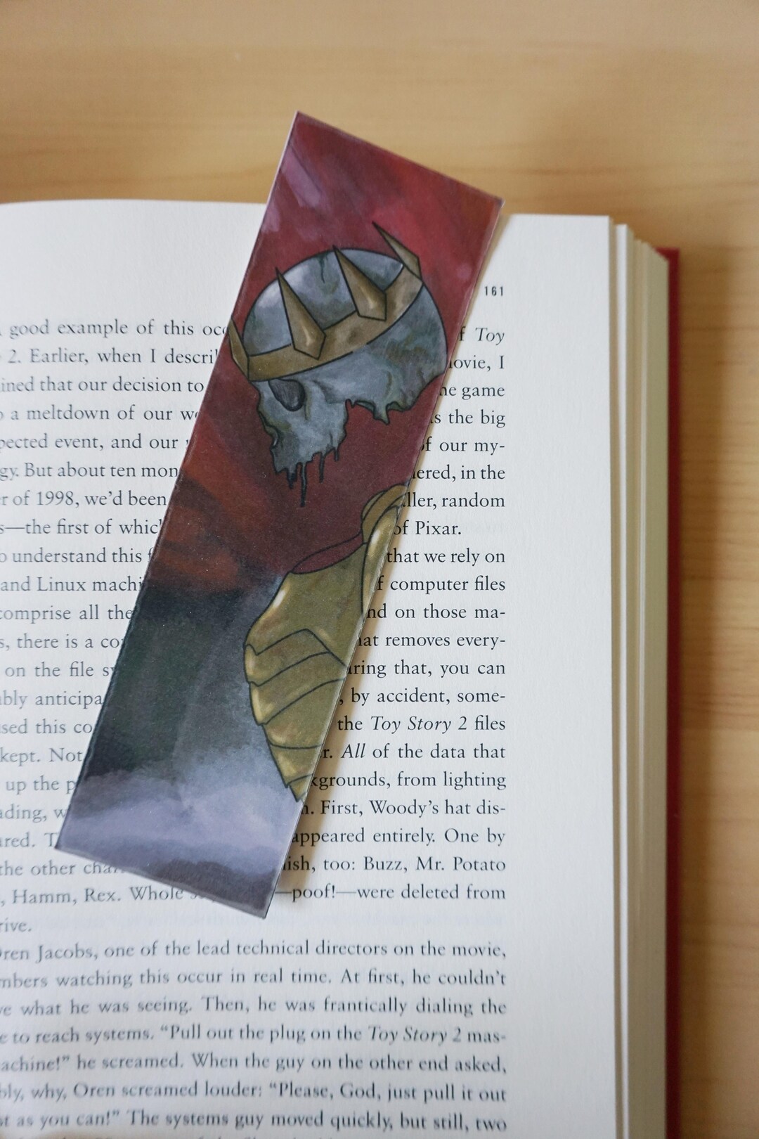 Fantasy Gothic Metal Art Bookmark - King of Skeletons Fantasy Bookmark ...