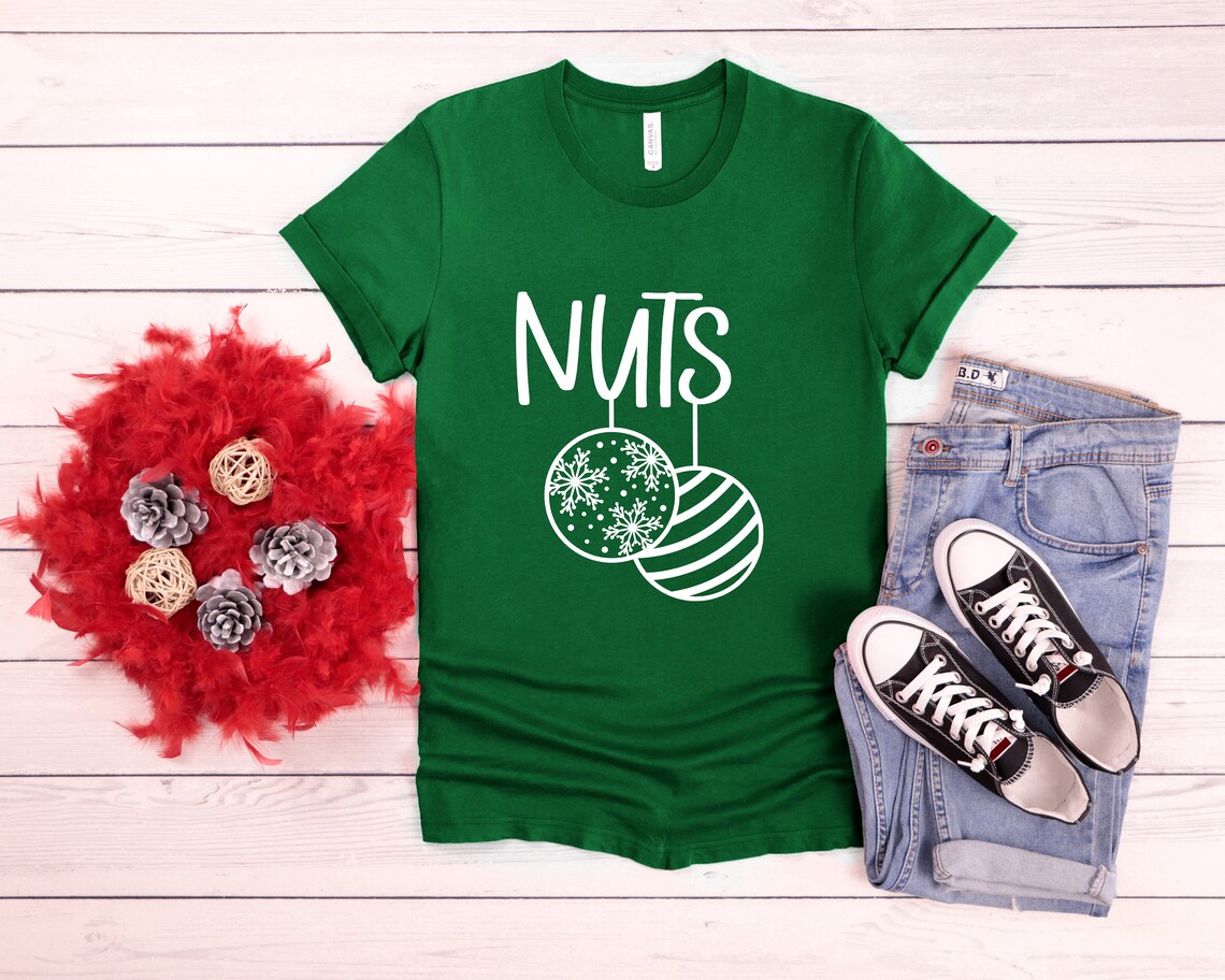 CHEST NUTS CHESTNUTS Matching Christmas Shirts, Funny Matching Couples ...