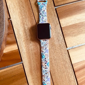 Apple Iwatch Floral Design. Apple Watch Band for All Series. - Etsy