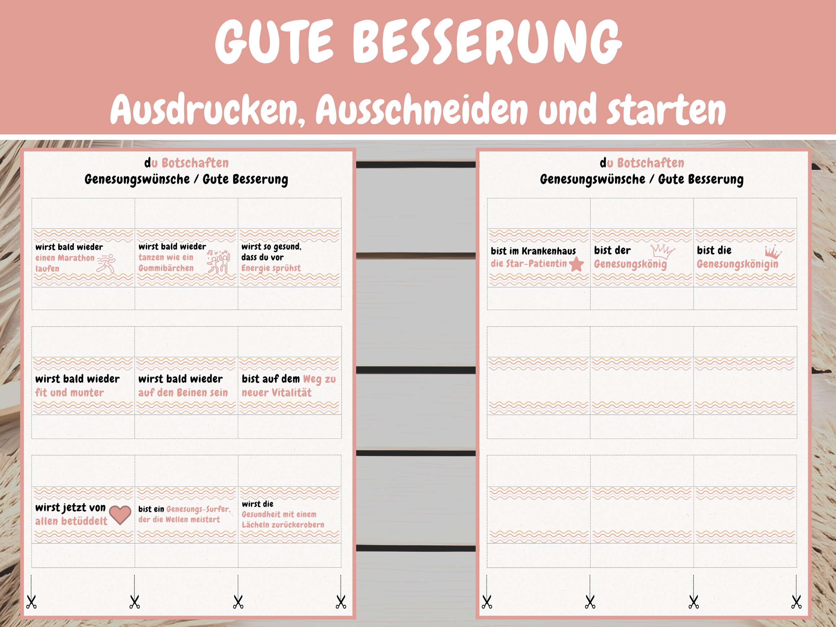 Download: 48 Duplo Banderolen Gute Besserung Geschenk Genesungswünsche ...
