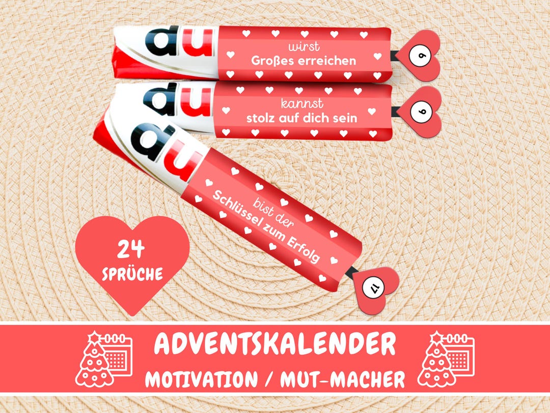 24 Duplo Banderoles Advent Calendar Motivational Sayings, Duplo ...