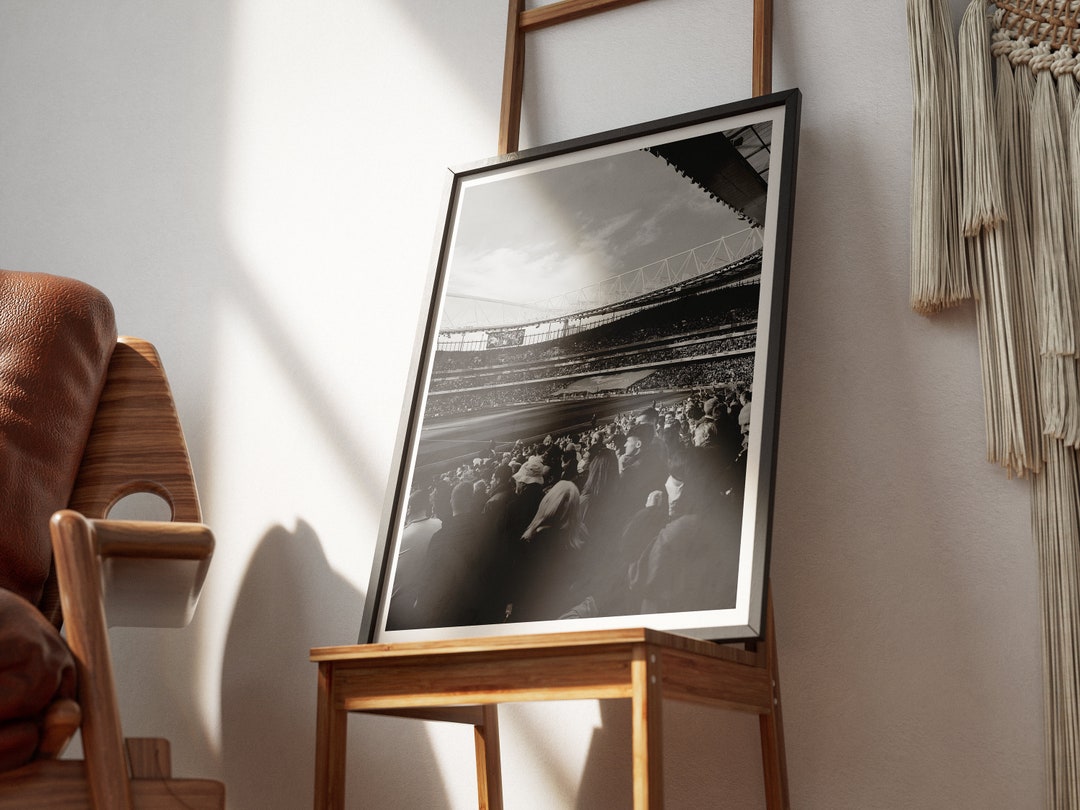 Emirates Stadium Match Day Poster Print, Arsenal Football Stadium ...