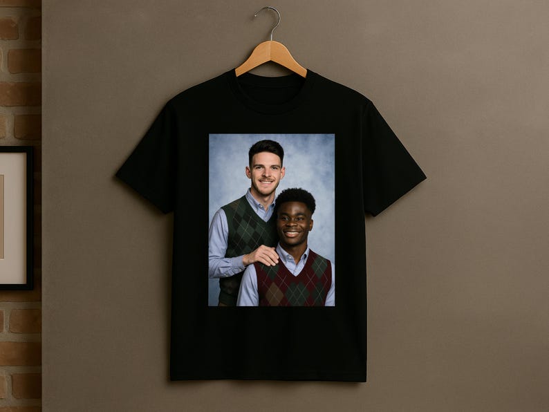 Funny Arsenal T-shirt: Saka & Declan Rice 'step Brothers' Meme Tee - Etsy