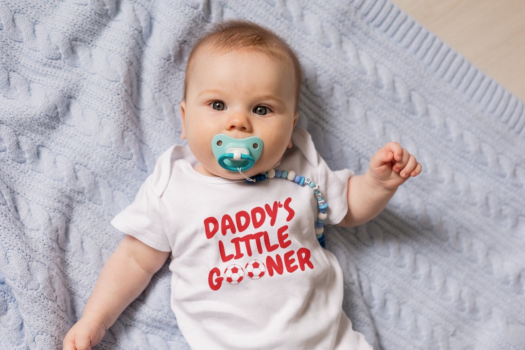 Daddy's Little Gooner Onzie Baby Clothes for Arsenal Fan Dads Little ...