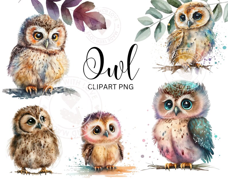 Owls PNG Woodland Animals PNG, Clip Art, Woodland Animals Owl ...