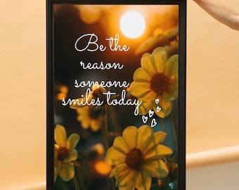 Be the Reason Someone Smiles Today Instant Digital Download - Etsy