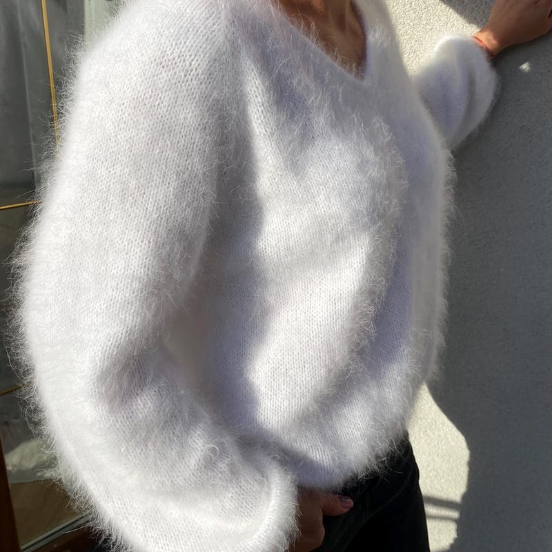 Angora Sweater - Etsy