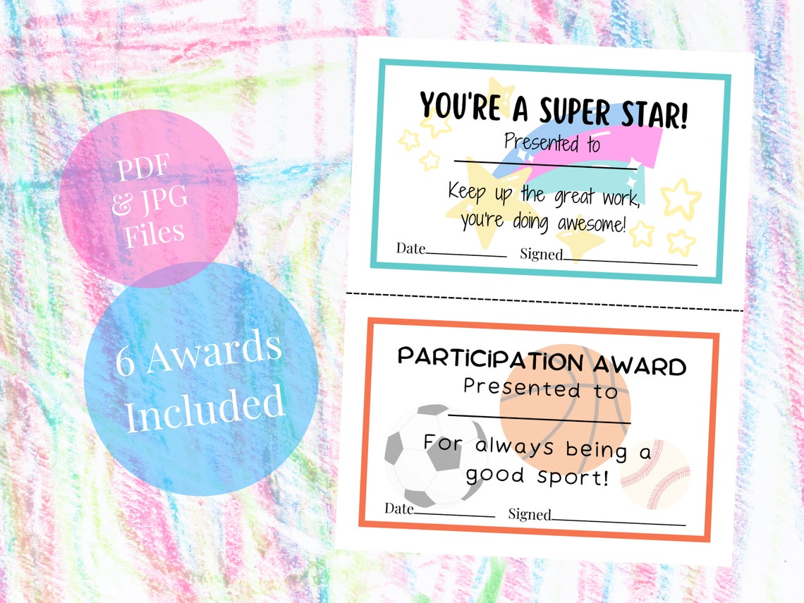 Kids Award Certificates, School Awards, End of Year Certificate Bundle ...
