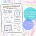 Back to School Worksheet, Make New Friends, All About Me, All About You ...