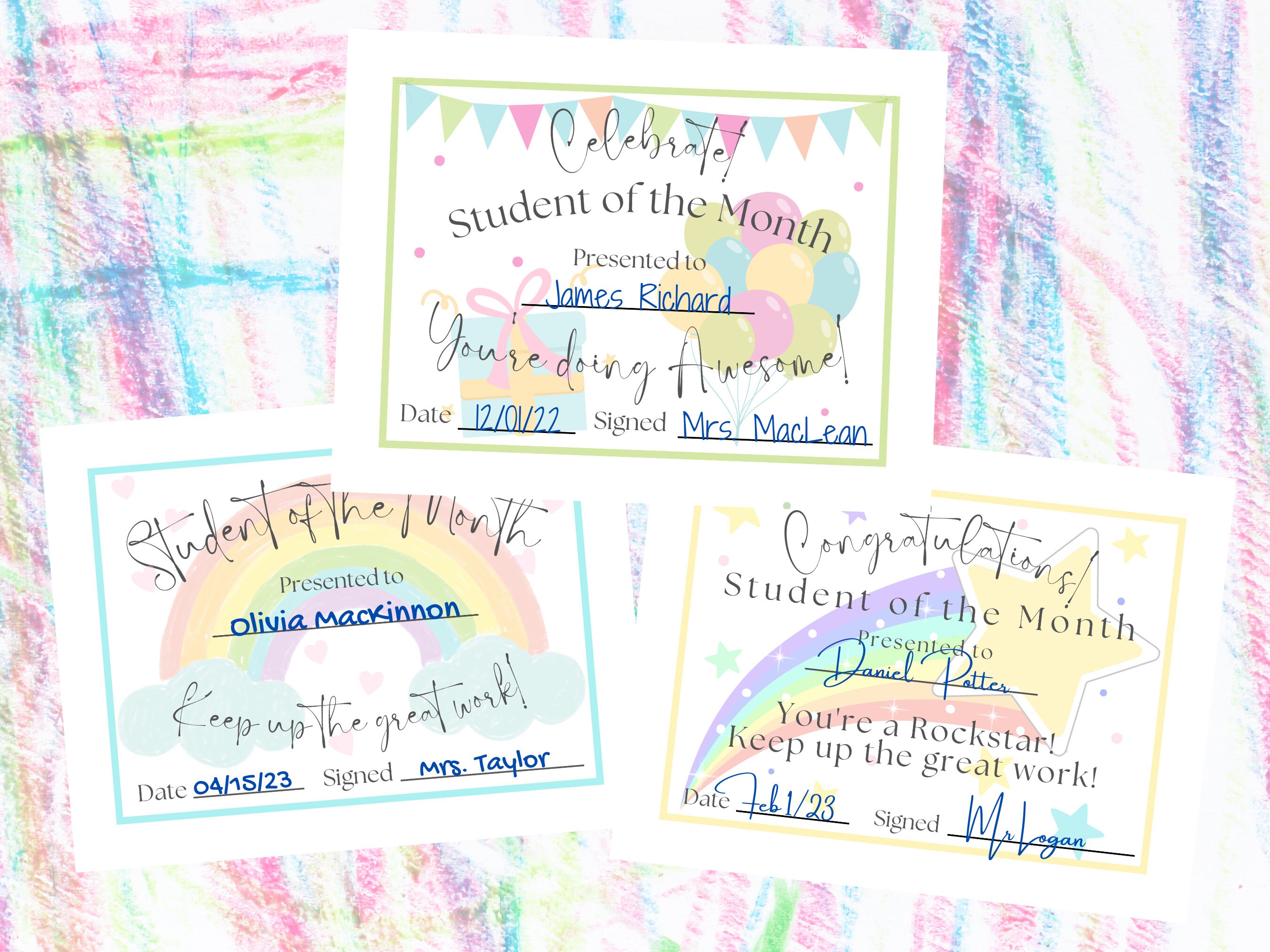 Student of the Month Award, School Awards, Student of the Month ...
