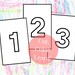 Number Flash Cards, Numerical Learning Cards, Printable Flashcards ...