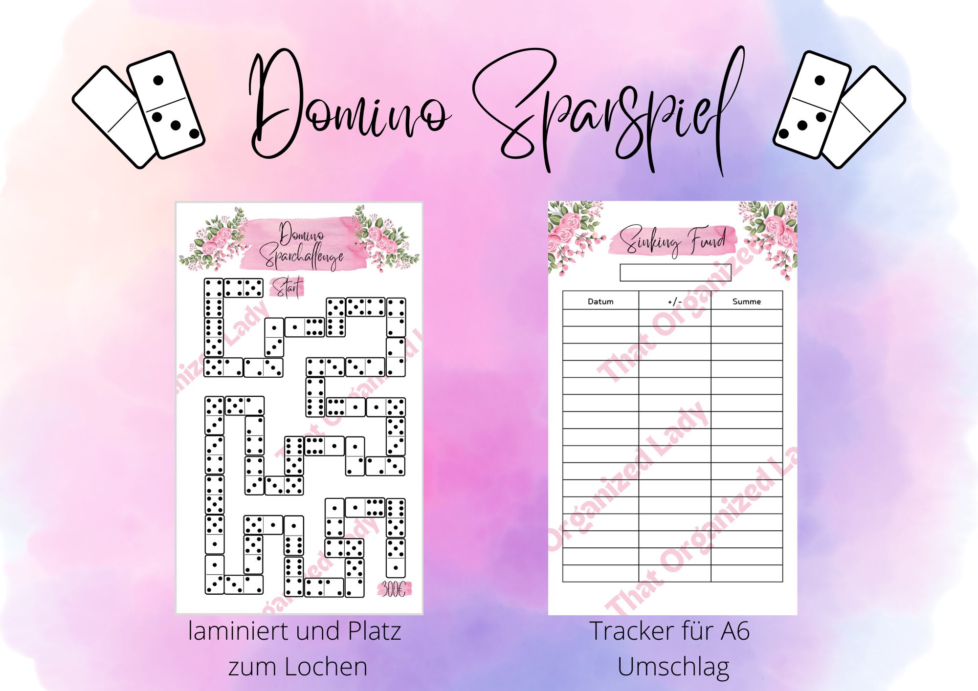 Sparspiele für jedes Einkommen Spaß am Sparen Laminiert - Etsy.de