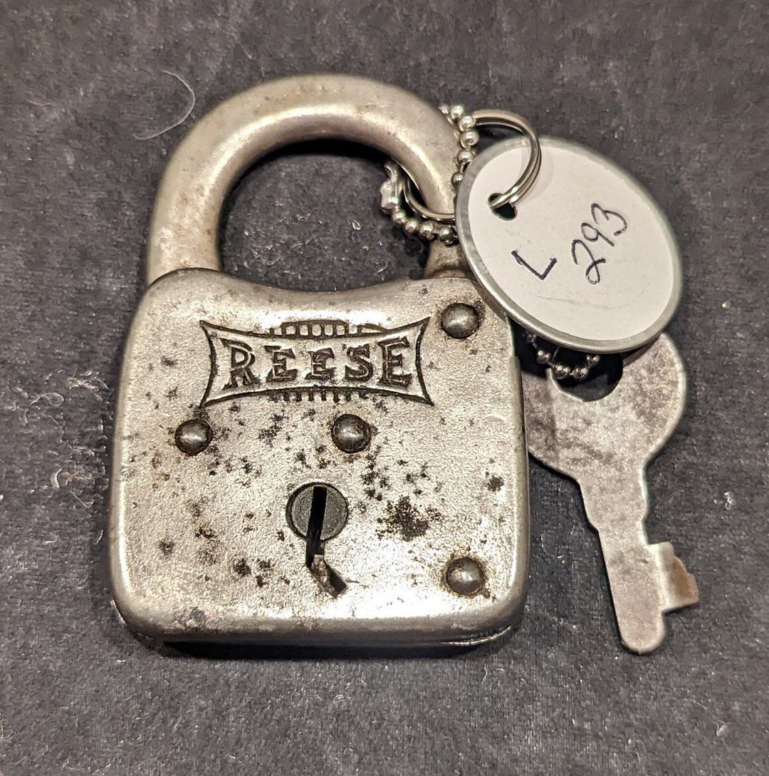 Vintage Reese Padlock With Working Key - Etsy