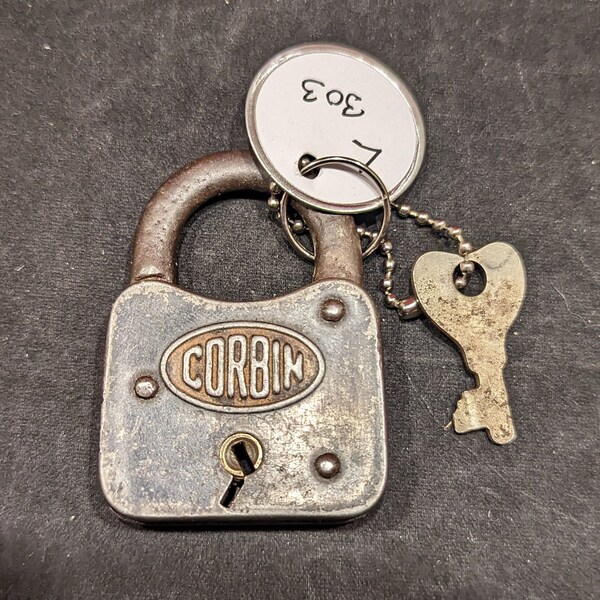 Corbin Padlock - Etsy
