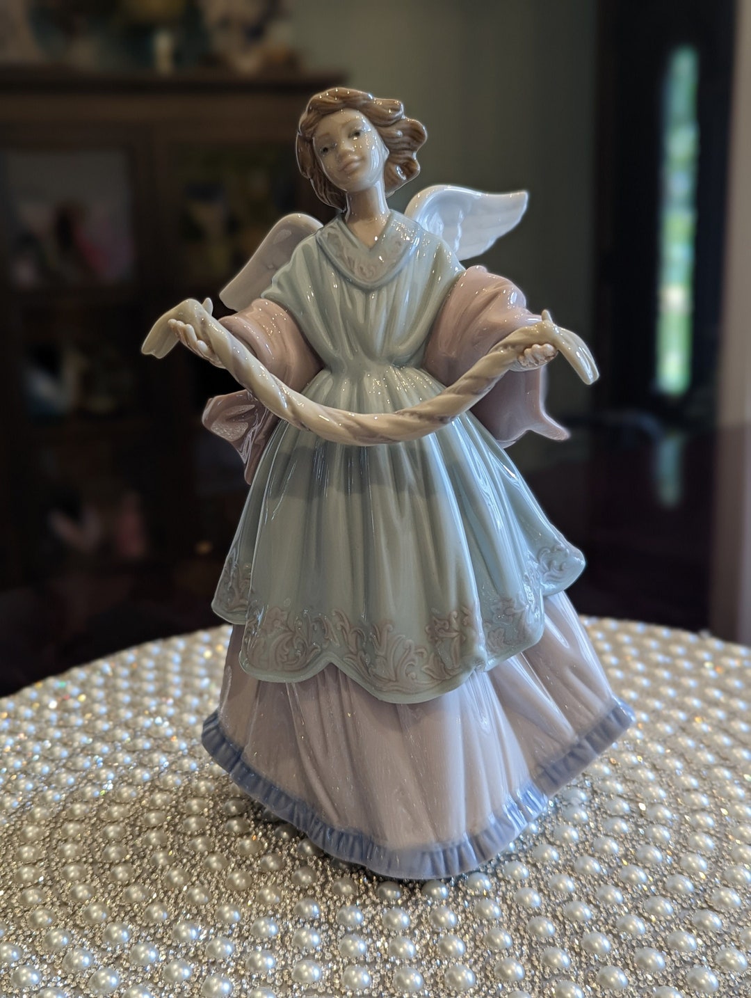 Vintage Lladro "joyful Offering" Angel Tree Topper # 6125 - Etsy
