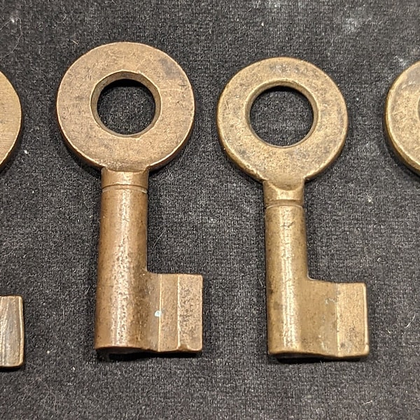 Antique Hollow Barrel Keys - Etsy