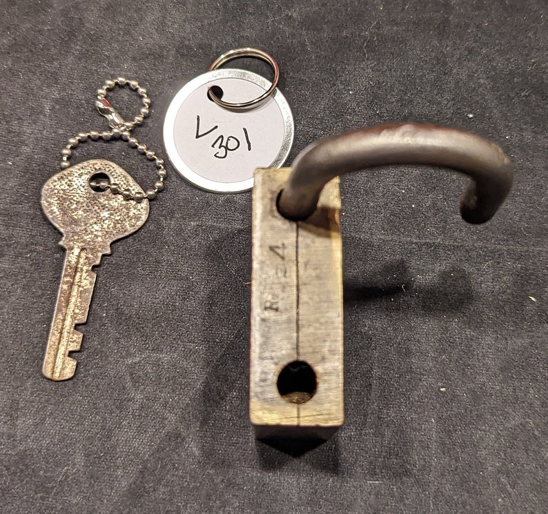 Victory Brass Padlock With Working Key - Etsy