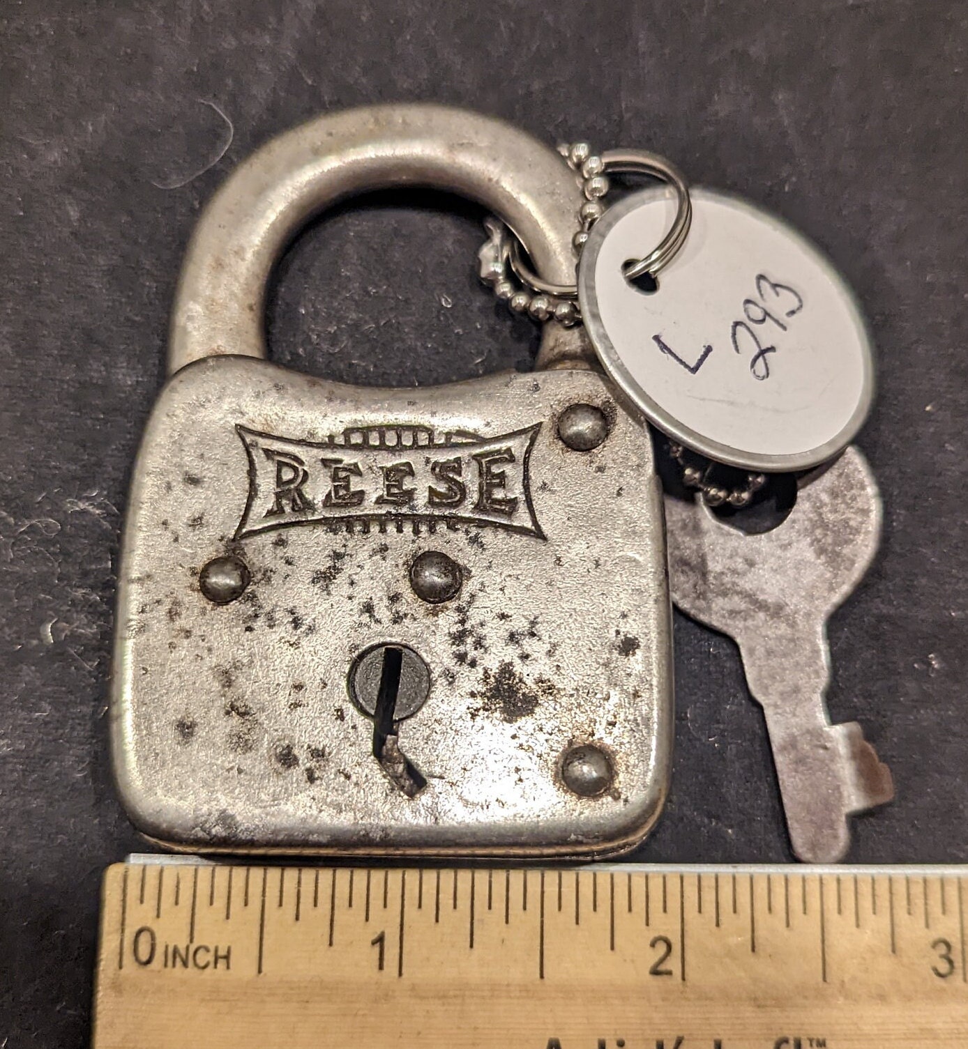 Vintage Reese Padlock With Working Key - Etsy