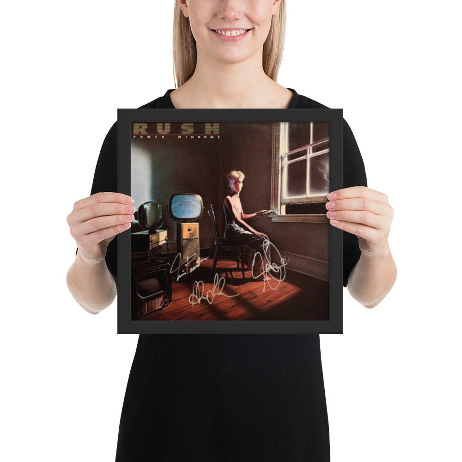 Rush Framed Signed power Windows Album Framed Reprint - Etsy