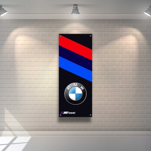 BMW M Logo Banner Vinyl Garage Signoffice or Showroom Flag - Etsy