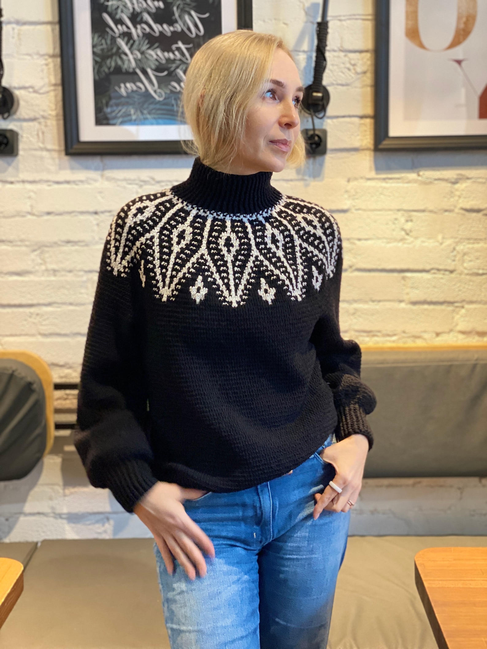 COMBO #3 - 3 Colorful Mosaic Crochet Designs: Sweaters Ingrid and ...