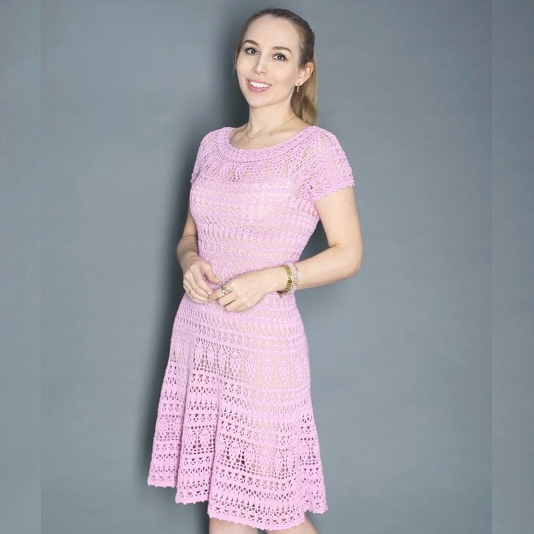 Crochet Pattern "kelly": Summer Lace Dress, Crochet Lace Pattern ...
