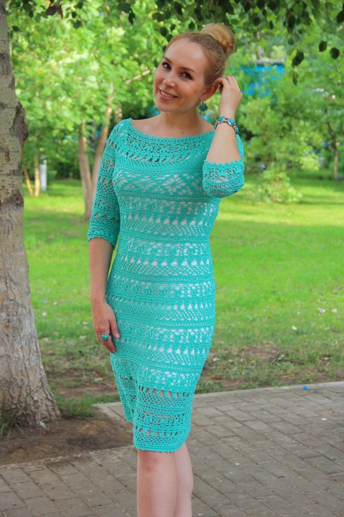 Crochet Pattern for Lace Dress dolce PDF | Etsy