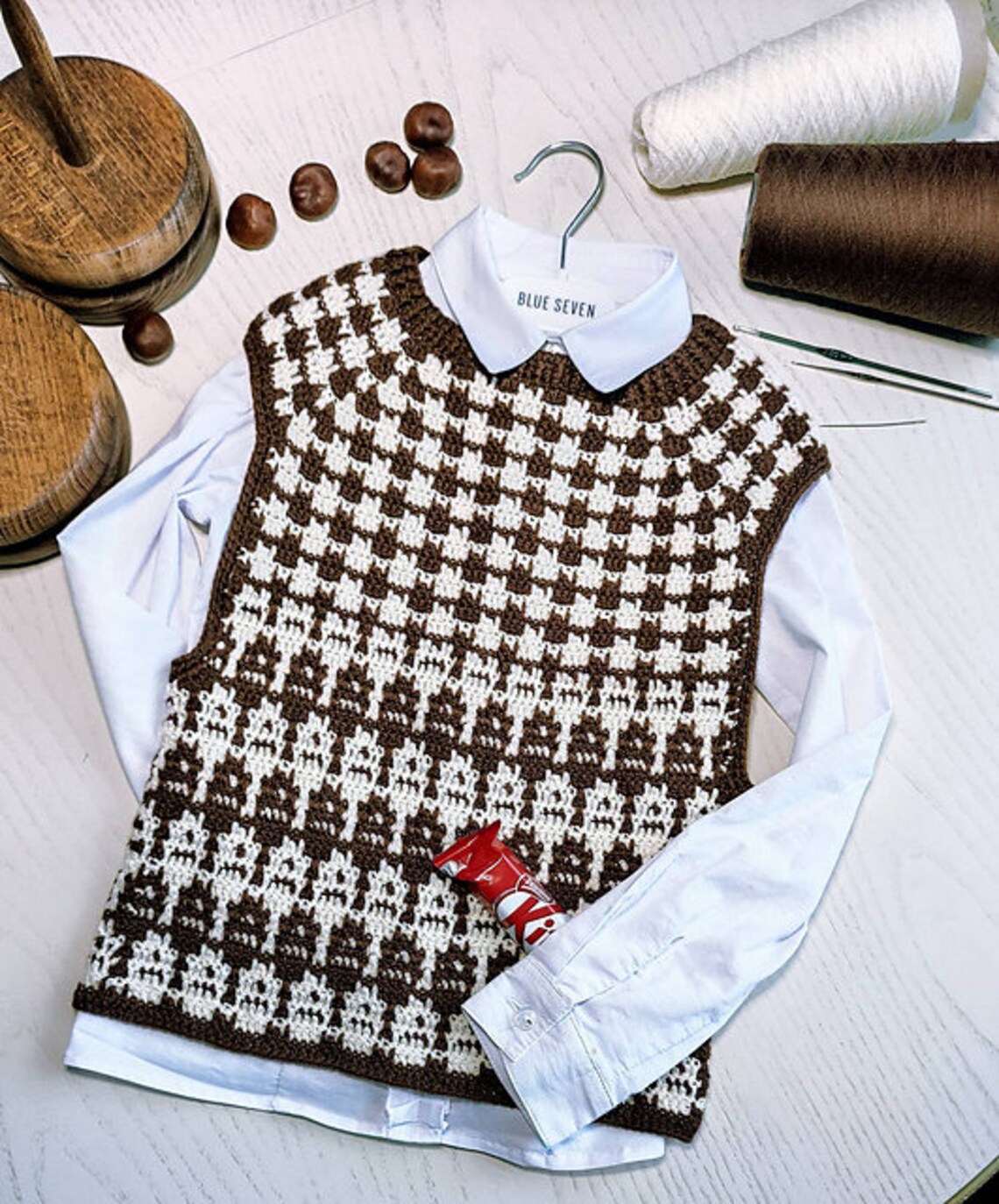 COMBO #3 - 3 Colorful Mosaic Crochet Designs: Sweaters Ingrid and ...