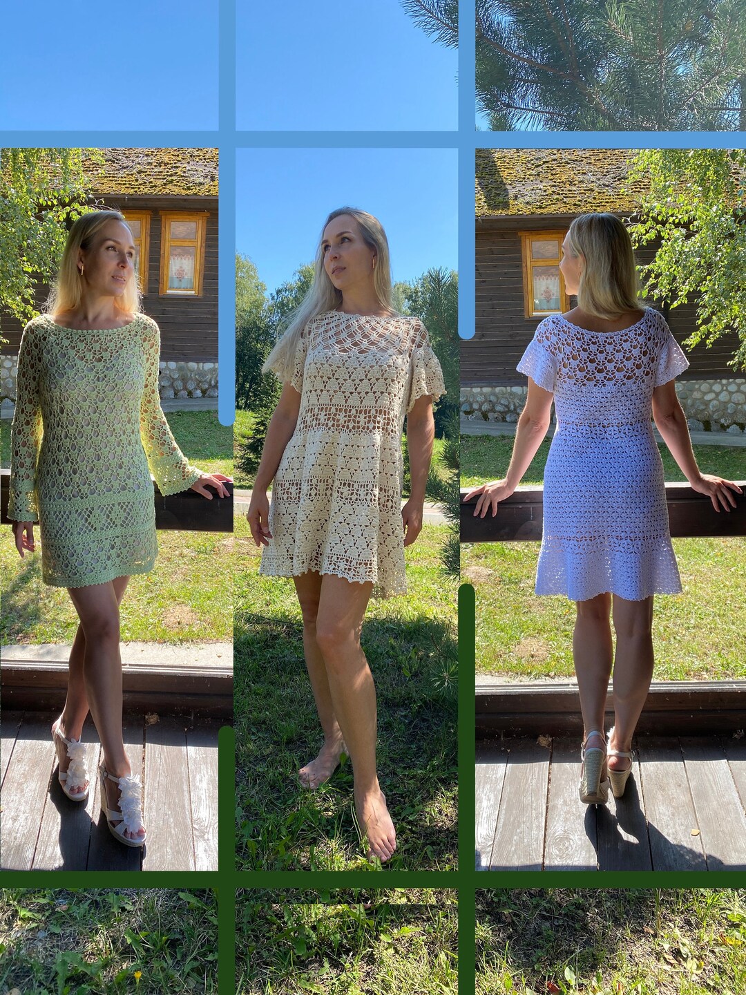 COMBO #4 - 3 Gorgeous Lace Dress Patterns - Olivia, Annabelle ...