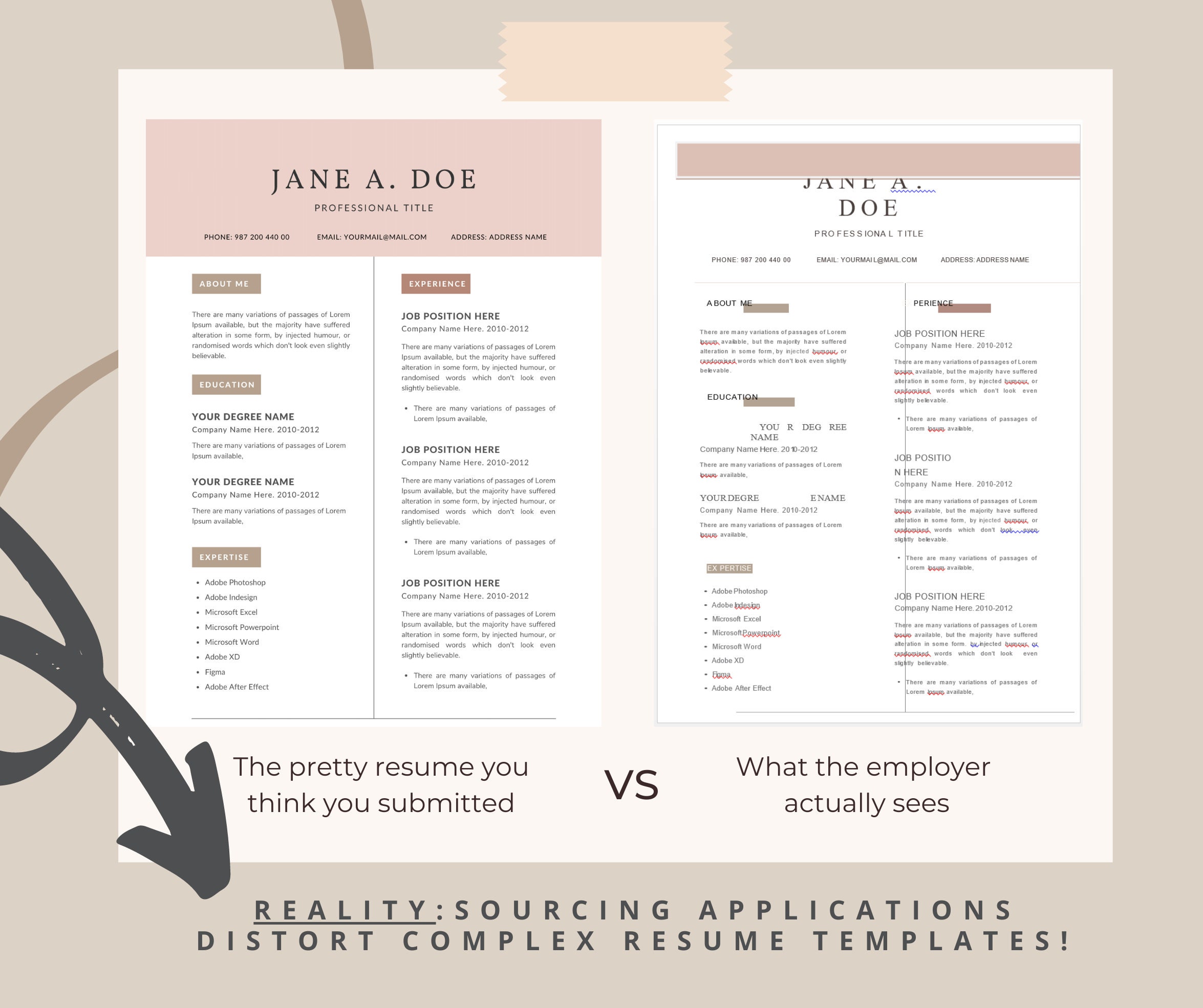 Pre-written Teacher Resume Template | Professional, Modern CV Download ...