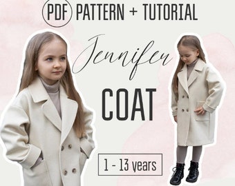Little Toddler COAT Pattern Pdf Children Sewing Patterns - Etsy