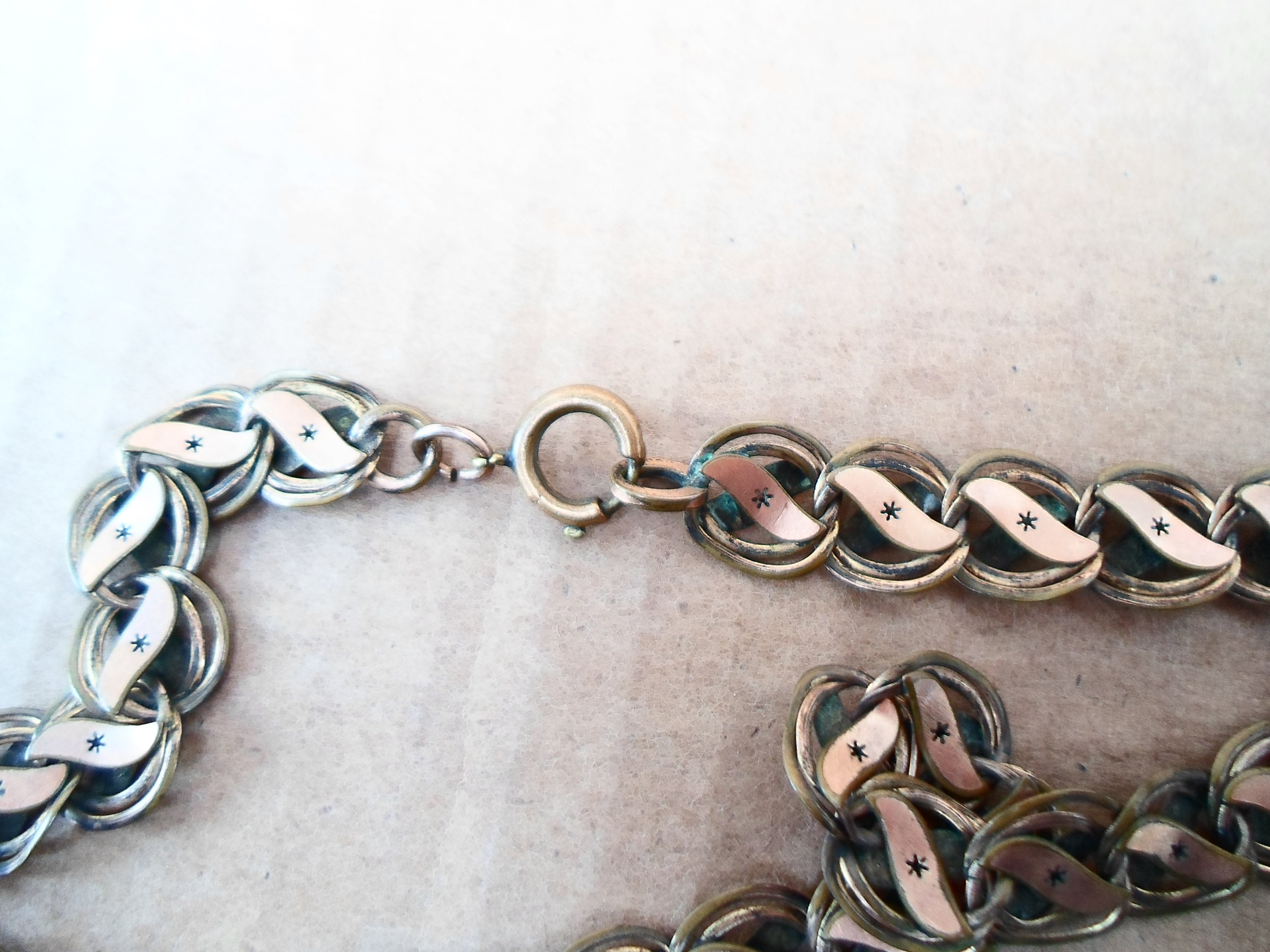 Antique Victorian 19c. Gold Filled Book Chain Necklace 54cm Long - Etsy