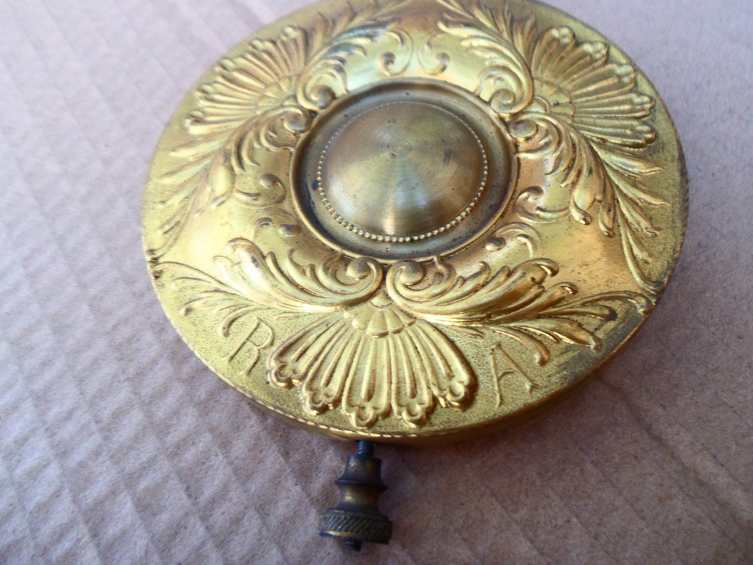 Rare Antique Lyre Type Gilded RA Pendulum for Wall Clock-19c. - Etsy