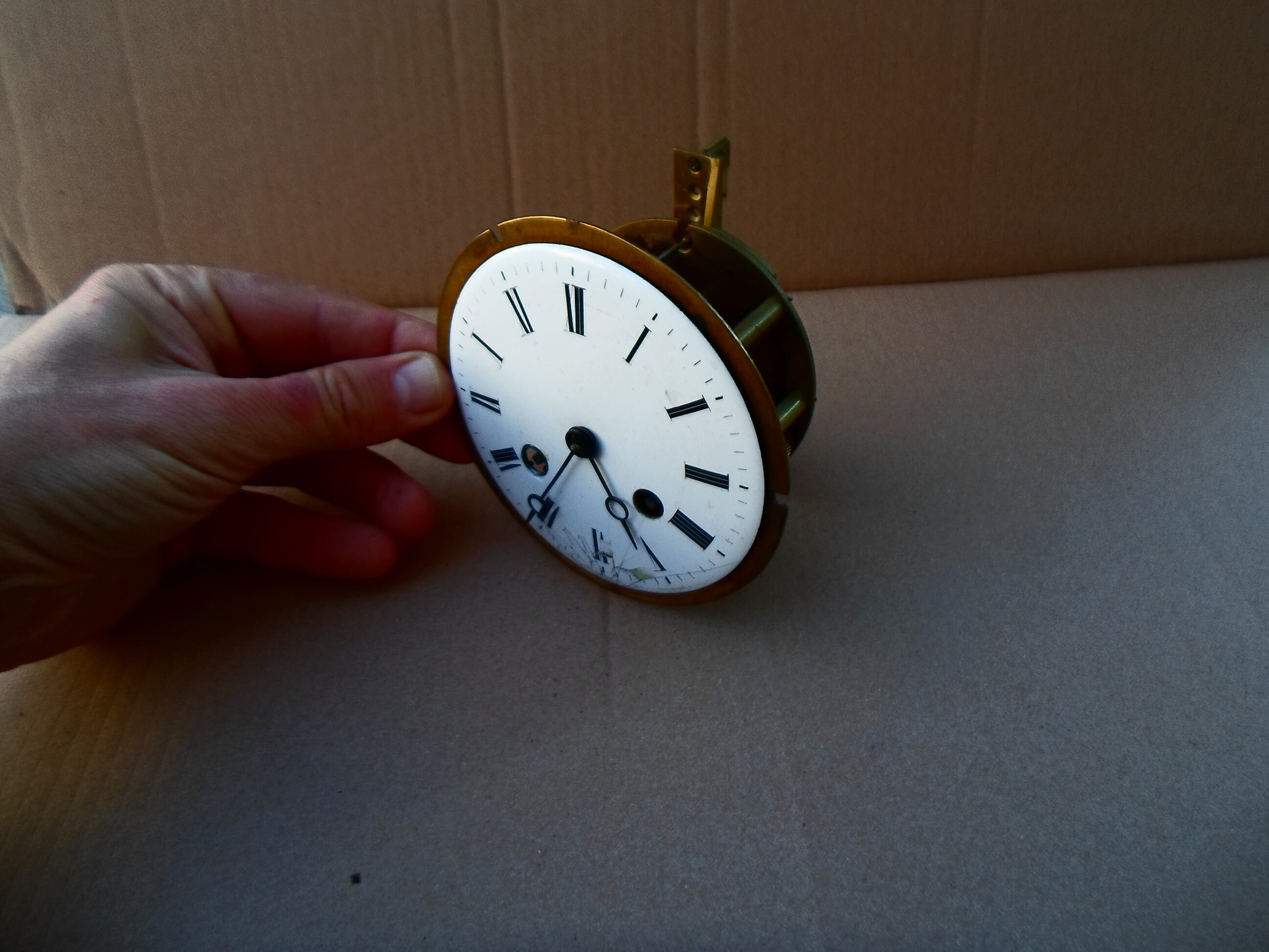 Antique Movement Japy Freres for French Napoleon 3 Portico Wooden ...