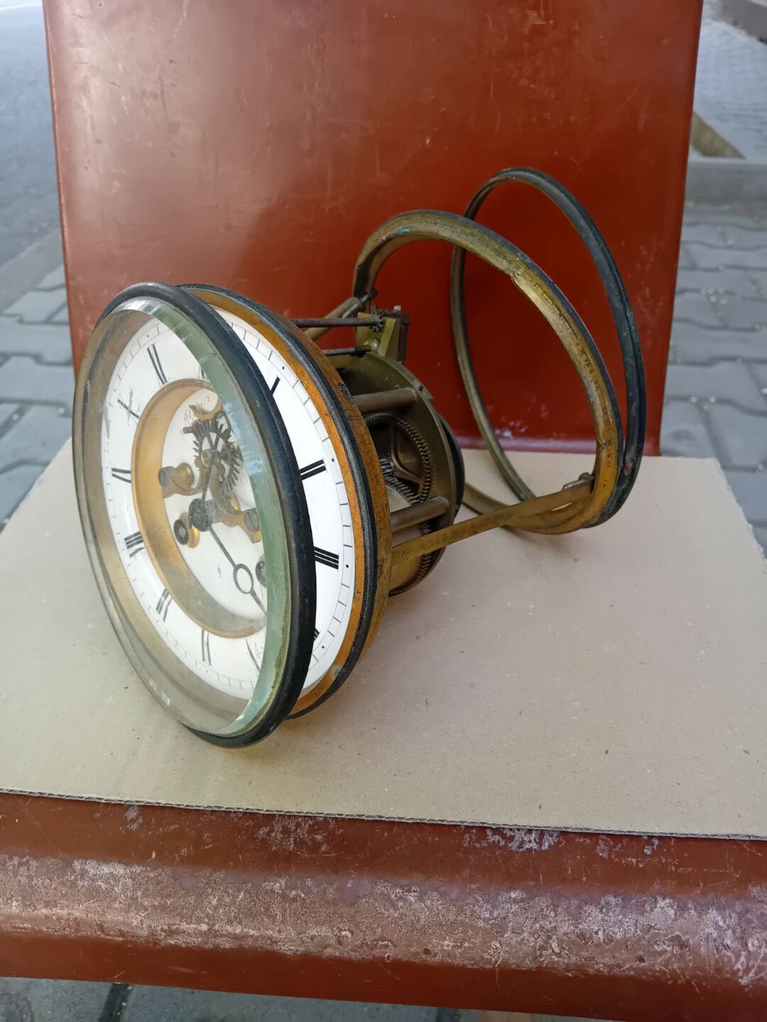 Rare Antique Brocot Type Movement s.marti Et Cie for French Mantle ...