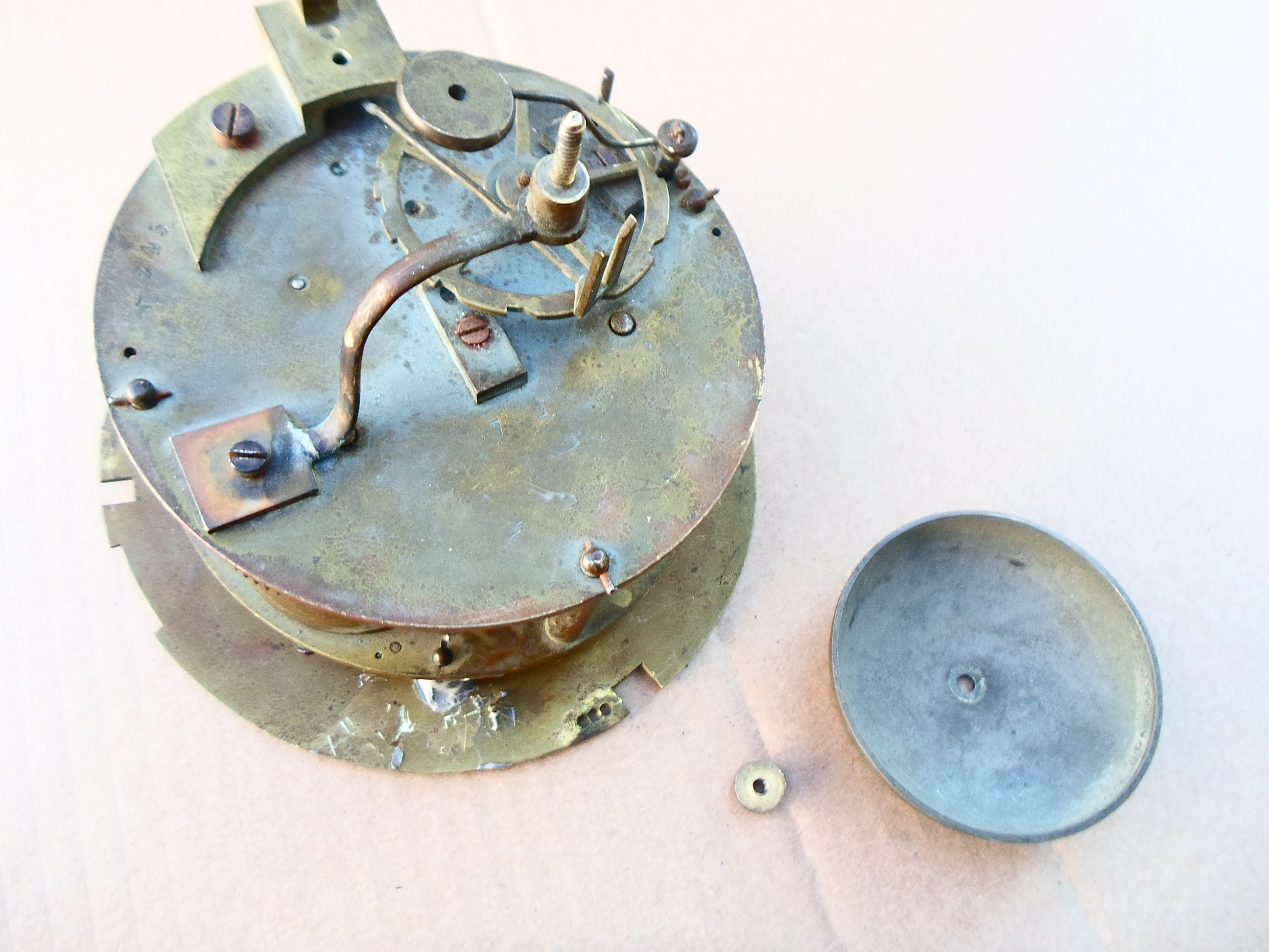 Rare 1830's French Empire Movement for Wooden Column Portico Clock - TO ...
