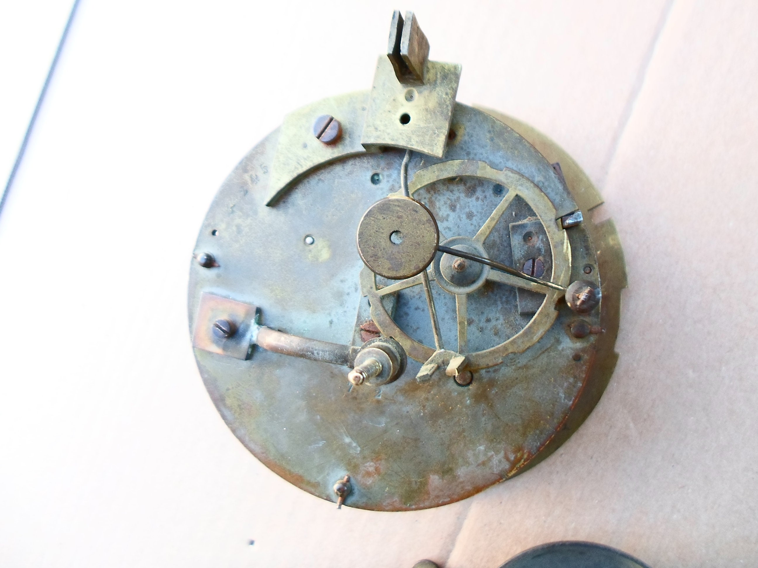Rare 1830's French Empire Movement for Wooden Column Portico Clock - TO ...