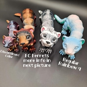 3D Printed Flexi Ferret - Etsy