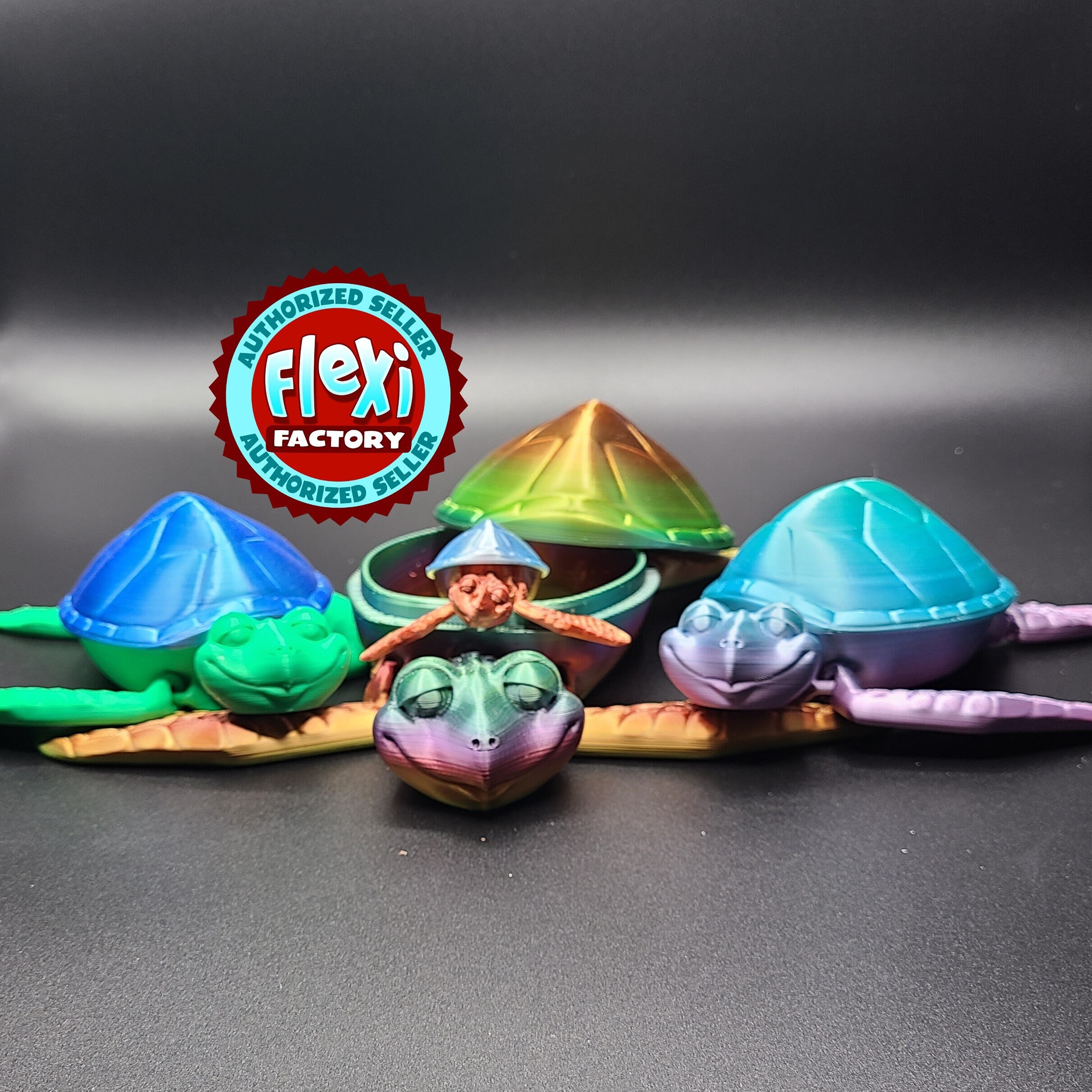 3D Printed Flexi Sea Turtle Box - Etsy