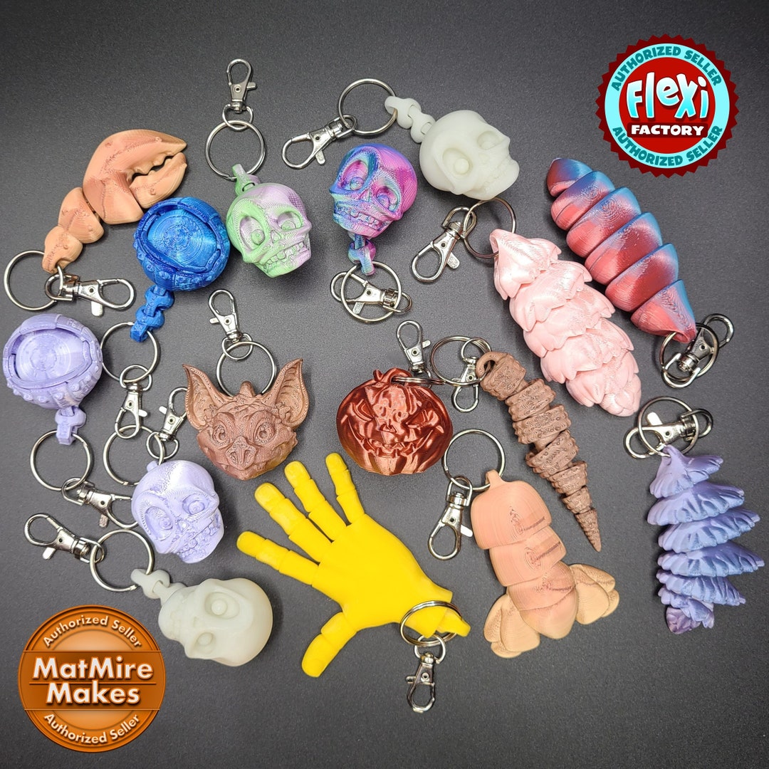 3D Printed Keychains - Etsy