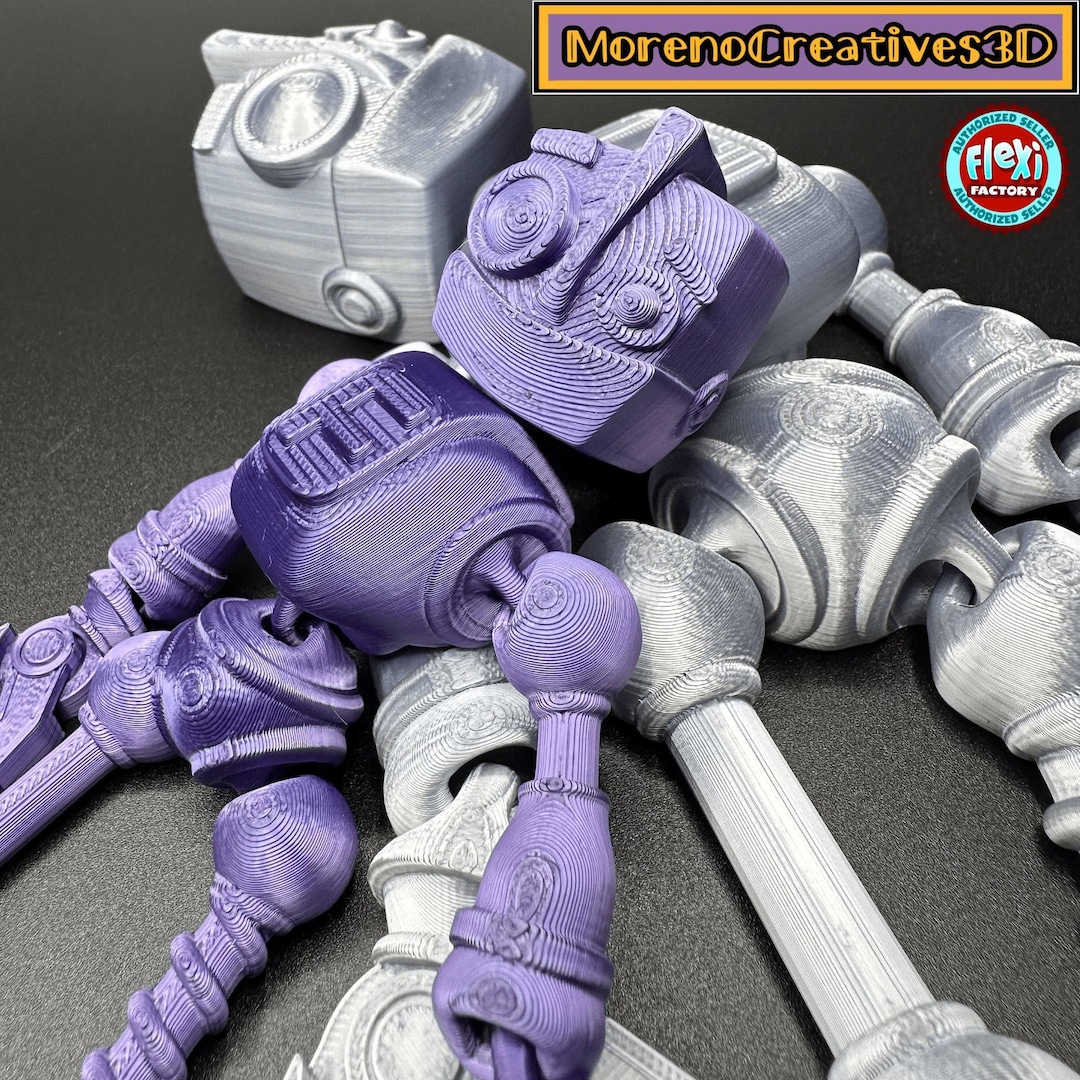 3D Printed Flexi Robot - Etsy