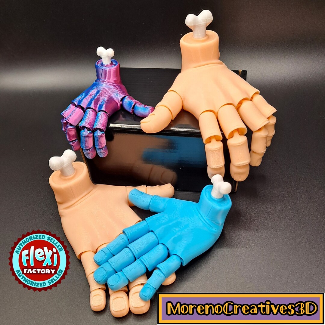 Spooky 3D Printed Flexi Hands - Etsy