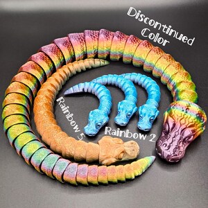 3D Printed Flexi Ball Python Snake - Etsy