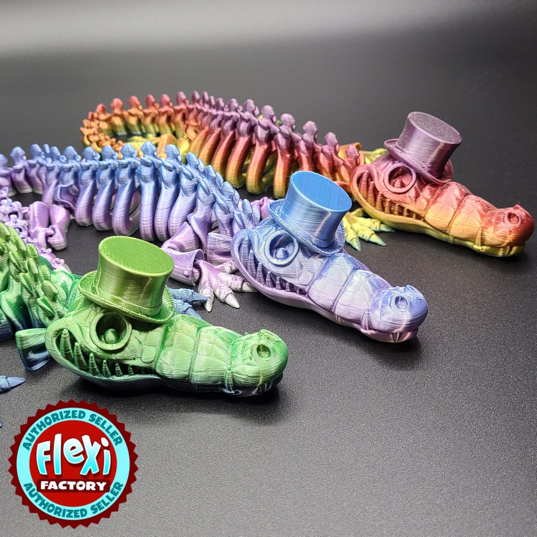 3D Printed Dapper Alligator - Etsy