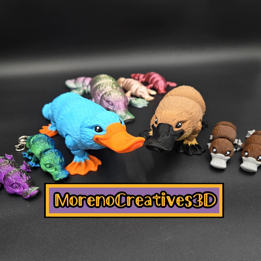 Flexi Platypus and Mini Platypus 3D Prints - Etsy