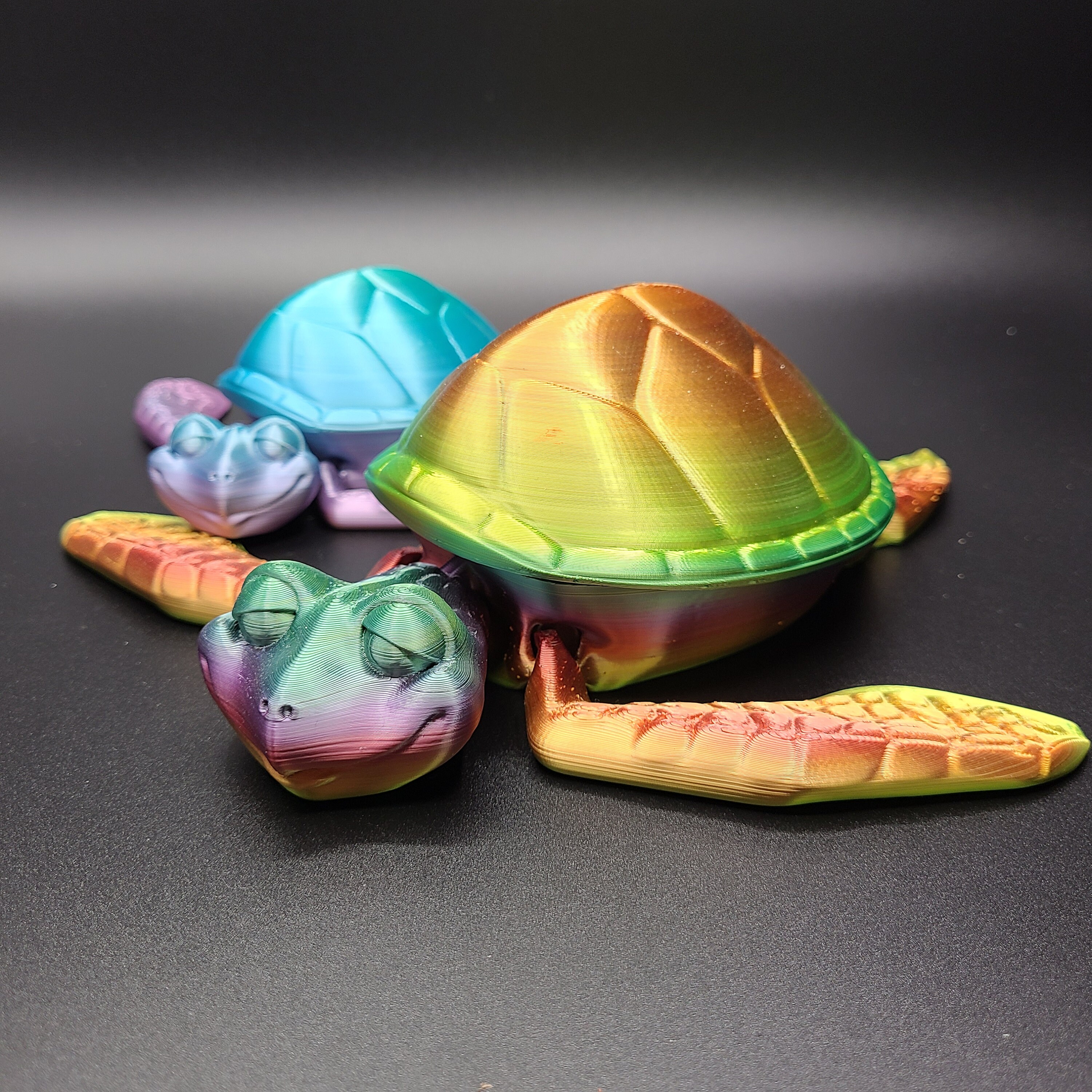 3D Printed Flexi Sea Turtle Box - Etsy